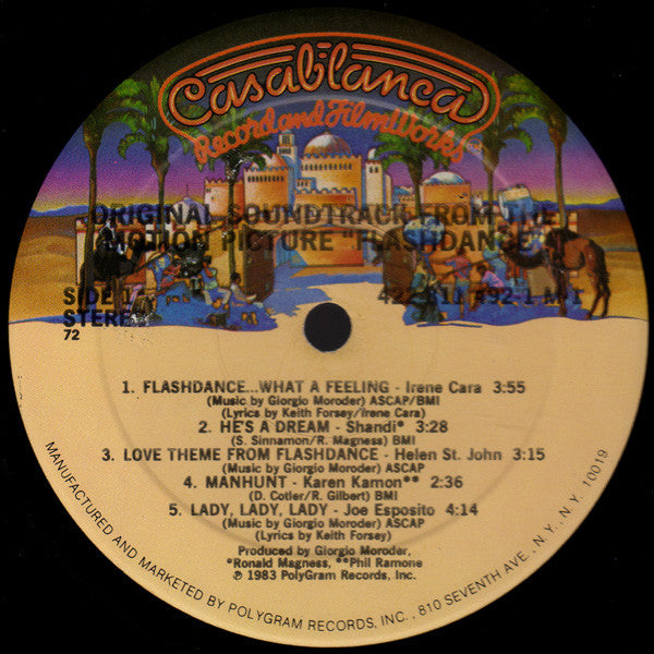 Various : Flashdance (Original Soundtrack From The Motion Picture ...