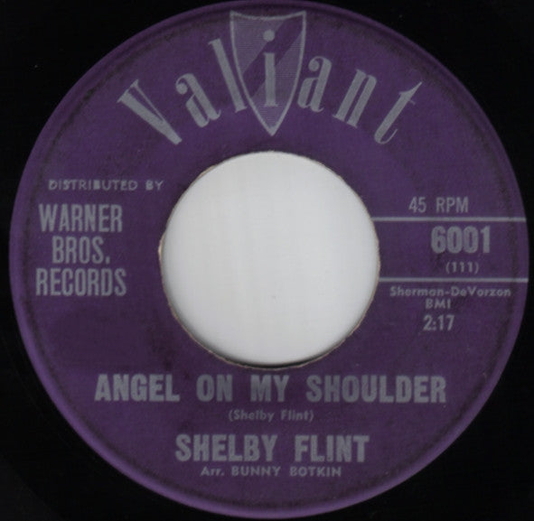 Shelby Flint : Angel On My Shoulder / Somebody (G+) – Square Cat Vinyl