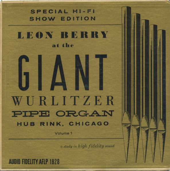 Leon Berry : Giant Wurlitzer Pipe Organ Volume 1 (VG) – Square Cat Vinyl